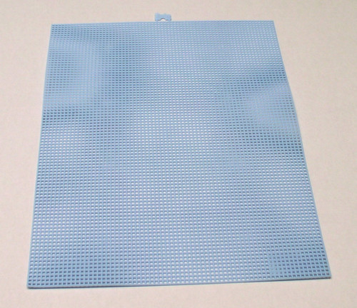 7 mesh Light Blue Plastic Canvas 10½” x 13½” Sheet | Shop Boleks