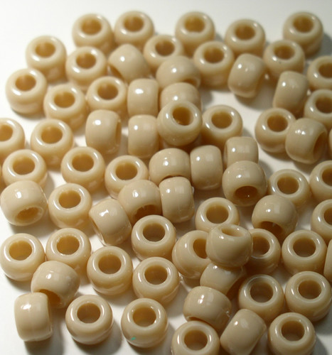 #81 - Opaque Tan Pony Beads | Shop Boleks