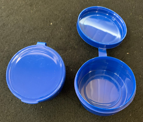 1 oz. Blue Flip Top Containers | Shop Boleks