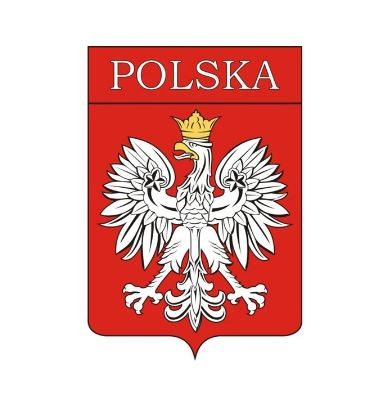 Polish Decal, Polska (Poland) Crest | Polish Pride of MI