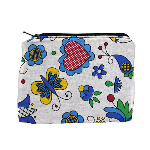 Polish Purse, Coin/Credit Card, Kashubian Folk Art Pattern | Polish ...