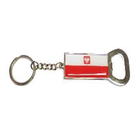 Polish Keychain, Bottle Opener, Rectangle | Polish Pride of MI