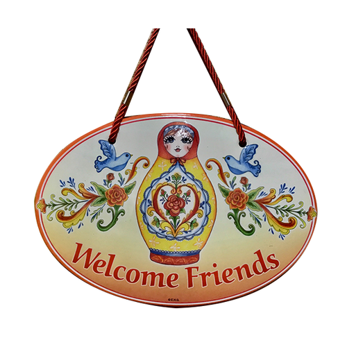 Polish Welcome Sign, Nesting Doll | Polish Pride of MI