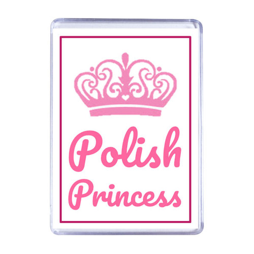 Polish Acrylic Magnet – Polish Princess | Polish Pride of MI