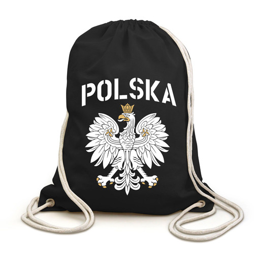 Polish Backpack, Sack, Black | Polish Pride of MI