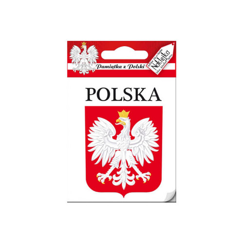 Polish Decal, Polska Over Coat of Arms | Polish Pride of MI