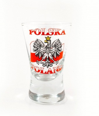 Polish Shot Glass, Flag | Polish Pride of MI