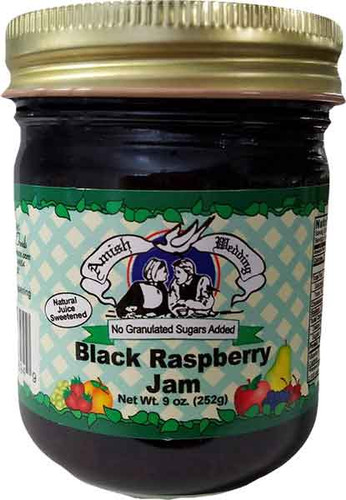 Amish Wedding® NSA Black Raspberry Jam, 9 Oz | Yoder'sCountryMarket
