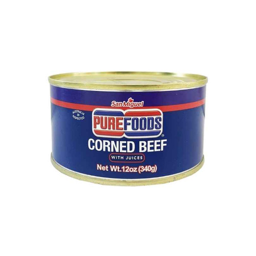 PURE FOODS CORNED BEEF 340G PLU-1157545 | MCQ Supermarket