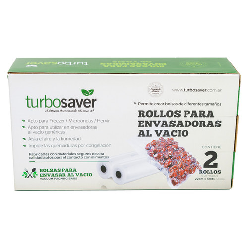 Rollos Gofrados - 2 unidades de 22cm X 5mts c/u | Turboblender