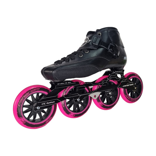 Patines Profesionales Canariam, Bota Crono Negro, Chasis ZX Dual. RF ...
