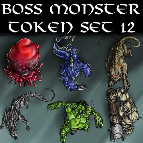Boss Monster Token Set 12 | Mysite
