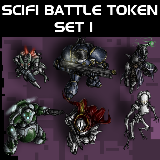 Scifi Battle Token Set 1 | Mysite