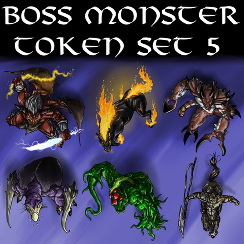 Boss Monster Token Set 5 | Mysite