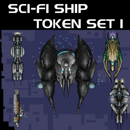 Scifi Ship Token Set 1 | Mysite