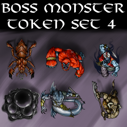 Boss Monster Token Set4 | Mysite