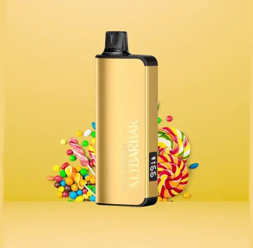 AliBarBar Ingot - Yellow Starburst - 9,000 | Oz Vape
