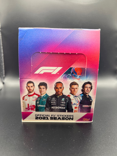 Topps F1 Stickers 2021 Sealed Display box Contains 50 Packs ...
