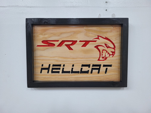 Dodge SRT Hell Cat | Silverado Wooden Sig