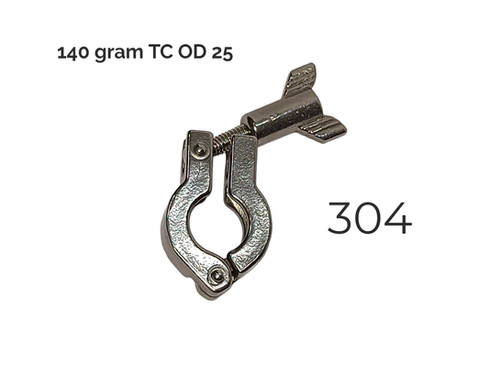 SS Triclover Clamp /Tc clamp 1/2'' SUITABLE FOR 25 OD FERRUL | univcare.in