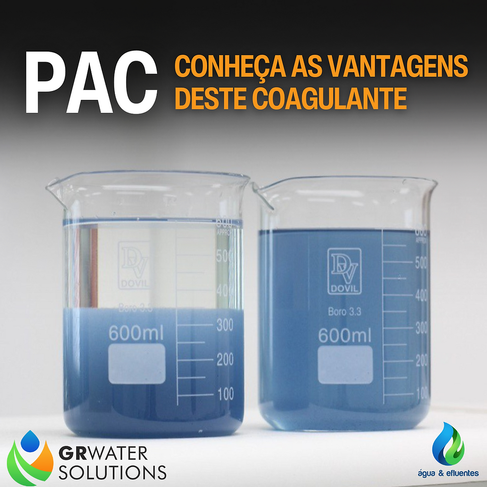 PAC: Conheça as vantagens deste coagulante