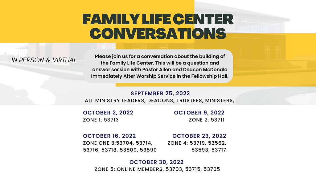 FAMILY LIFE CENTER | MT. ZION