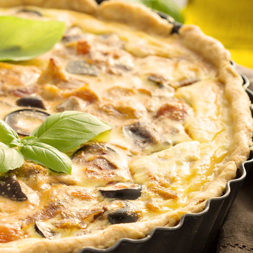 Chicken olives quiche | laquichegourmande