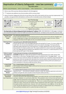 Deprivation of Liberty Safeguards (DoLS) | BooksWise Publications Ltd