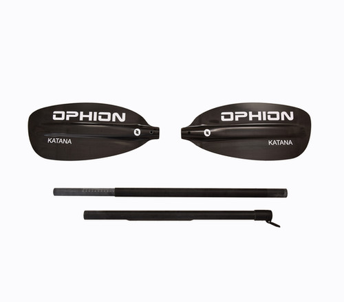 KATANA CARBON PACKRAFT PADDLE WITH ADJUSTABLE SPLIT SYSTEM ON CARBON ...