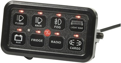 8 Way Switch Panel with Voltage Protection 60A KIT | Altitude Off Road