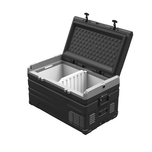 75L Brass Monkey Portable Fishing Fridge with Single LID and Removeable ...