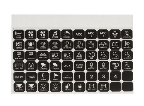 Smart 8 Switch Panel (60 Decals) | Altitude Off Road