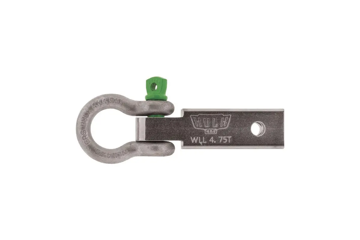 HULK - RECOVERY HITCH 185mm W/BOW SHACKLE GALVANIZED 4 HOLES | Altitude ...
