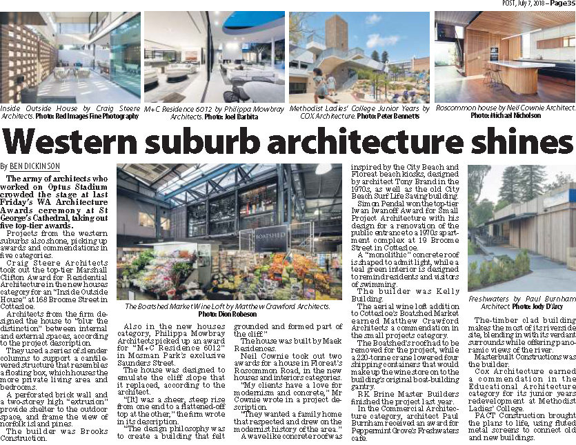 Architecture Awards Perth