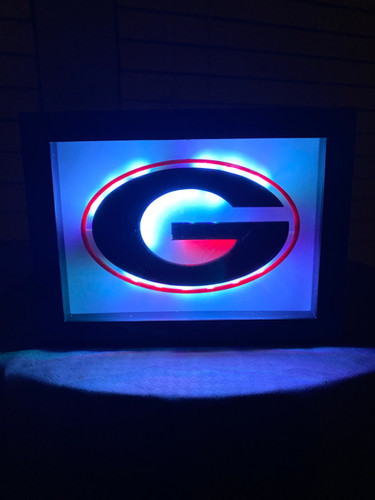 Georgia Bulldogs LED Wall Sign Gift | My Site