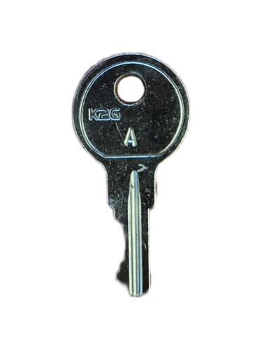 A-Z, Single sided key for Sentry safe locks. | Key Guy Supply