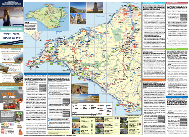 Walking Map | Isle of Wight | Ordnance Survey | Heritage House