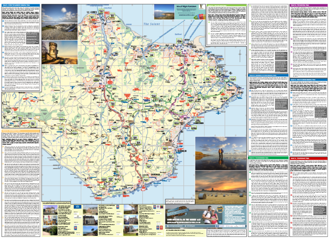 Walking Map | Isle of Wight | Ordnance Survey | Heritage House