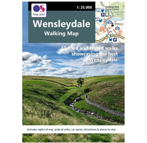 Wensleydale Walking Map 1: 25,000 | mysite-copy1