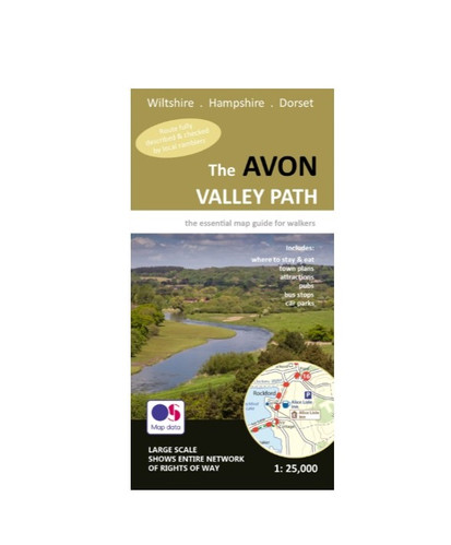 The Avon Valley Path | Walking Map | 1: 25,000 | mysite-copy1