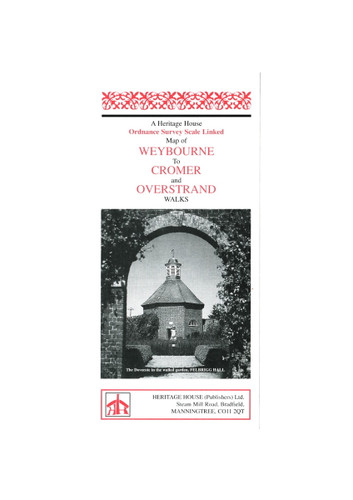 Weybourne to Cromer & Overstrand Walks | Walking Map | 1: 50,000 ...