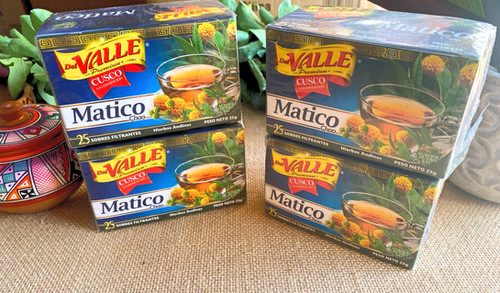 Matico Natural Herbal Tea 100 Tea Bags | Andess