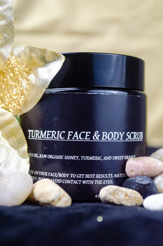 Tumeric Face & Body Scrub | Quality Queens Co