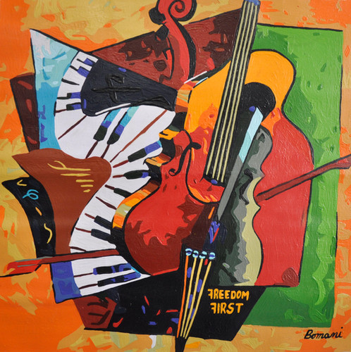 Limited Edition Print of Oil Painting by Keith LaMar | Keith (Bomani) LaMar