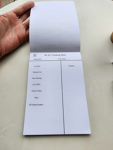 RT ICU Tracking Sheet | RespiratoryTherapyrc