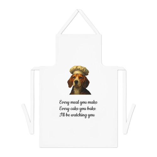 Adult Apron with Beagle design | Arooing Beagle Art