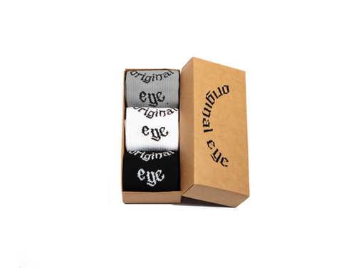 JACQUARD ORIGINAL EYE SOCKS (3 PACK) | Original Eye