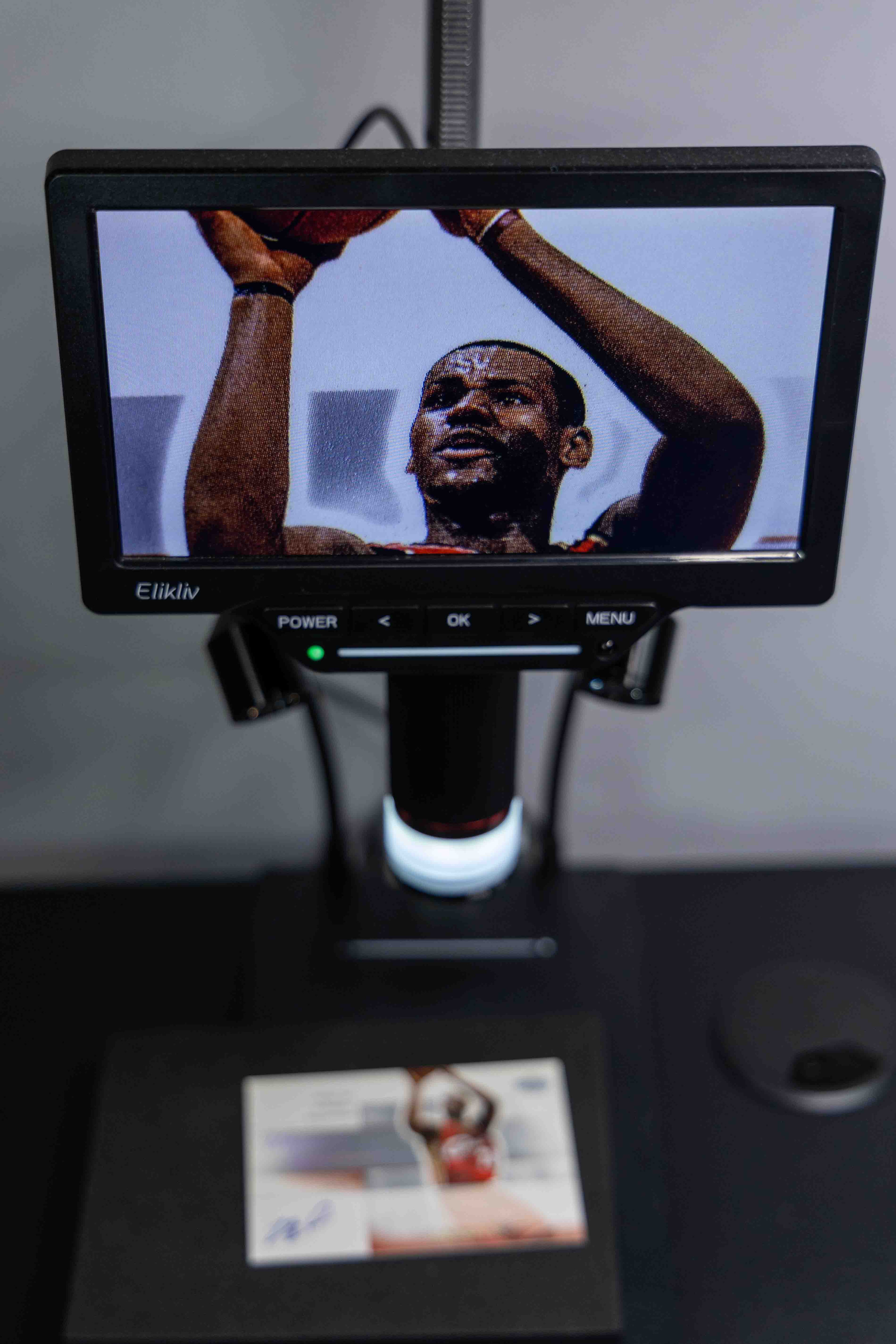 How To Use a Microscope For Collectible Card Care