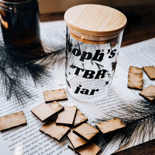 Personalised TBR Jar Bundle! Personalised Jar, Mini Book Blanks & Canva ...