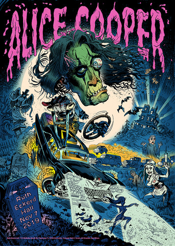 ALICE COOPER GIG POSTER by Bob C. Hardin | HardinWithAnEye